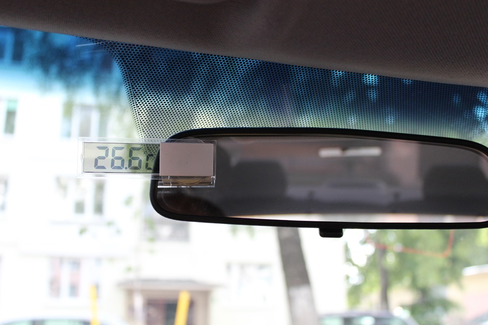 Термометр в салон — Hyundai Solaris (1G), 1,6 л, 2015 года | аксессуары ...
