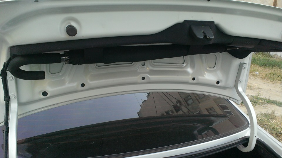Закрепил зонт — KIA Rio (3G), 1,6 л, 2012 года | аксессуары | DRIVE2