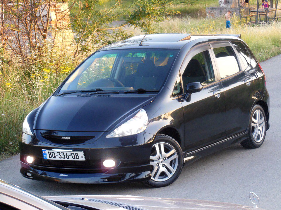 Немного пофоткали Фитка) — Honda Fit (1G), 1,5 л, 2003 года ...