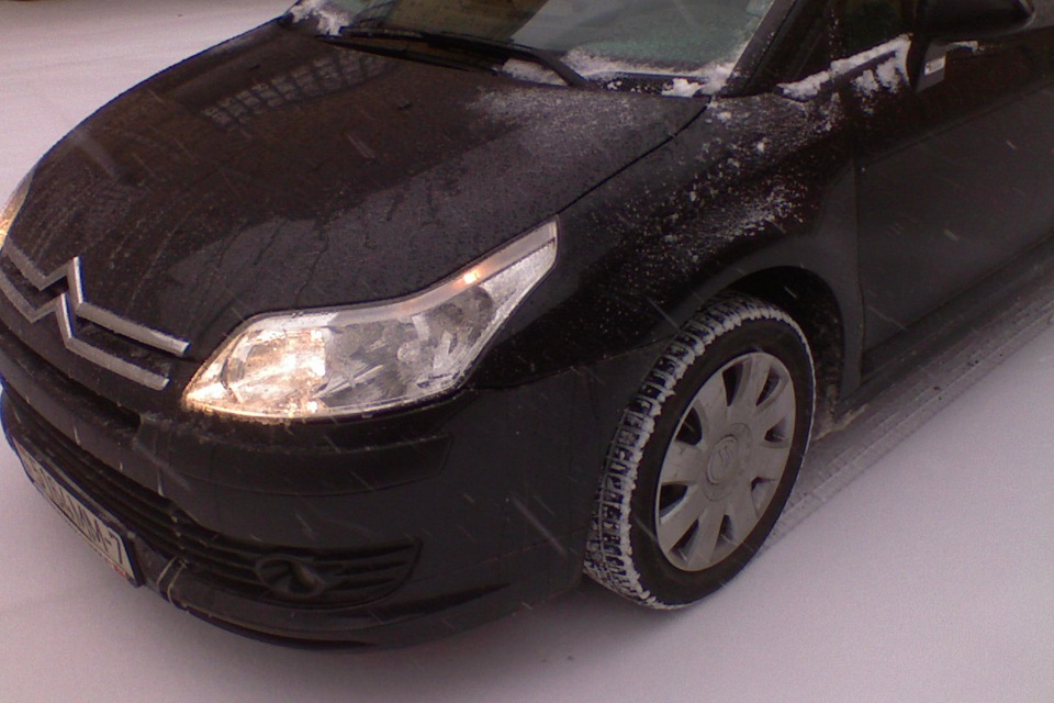 Зима. Наконец-то — Citroen C4 (1G), 1,6 л, 2005 года | просто так | DRIVE2