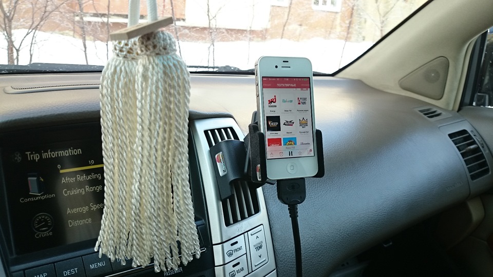 Держатель для телефона brodit — Lexus RX (2G), 3,5 л, 2006 года ...