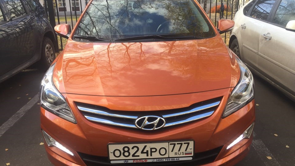 Эффект панорамной крыши — Hyundai Solaris, 2015 года | тюнинг | DRIVE2