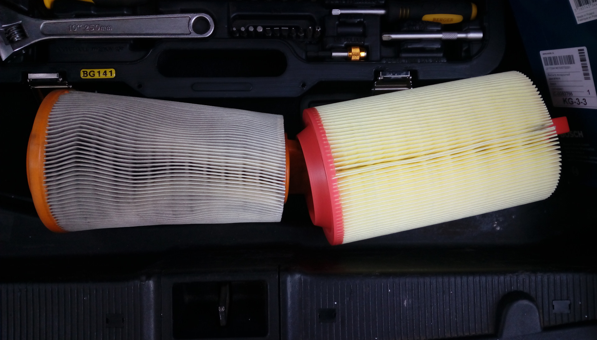 Замена воздушного и салонного фильтров — Mercedes-Benz C-class (W203 ...