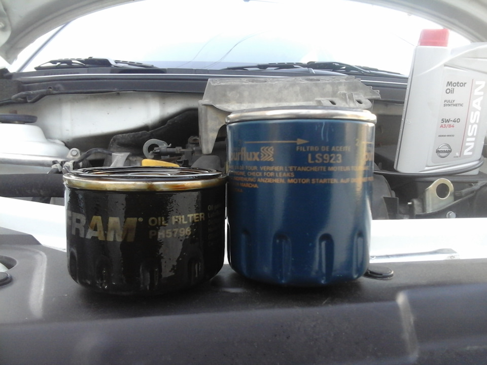 Очередная смена моторного масла. Nissan Motor Oil 5w40 — Nissan Almera ...