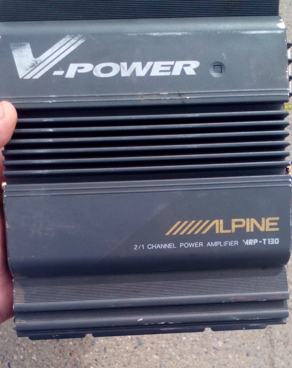 Alpine MRP-T130. НА ПИЩАЛКИ (Подарил ) — Peugeot 301 (2012), 1,6 л ...