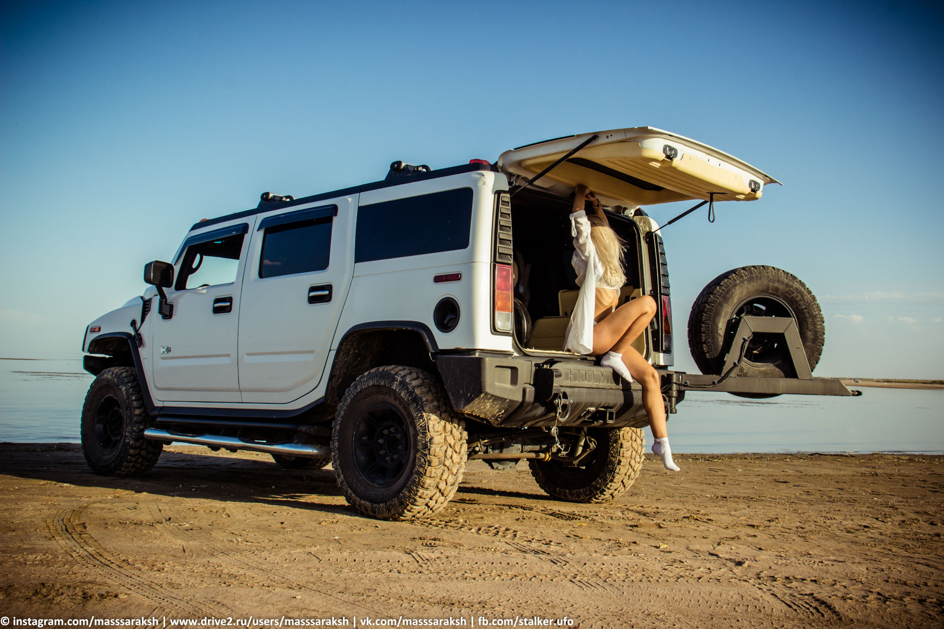 ХомякЪ и блондинка на пустынном пляже — часть 3 — Hummer H2, 6 л, 2004 года | фотография | DRIVE2