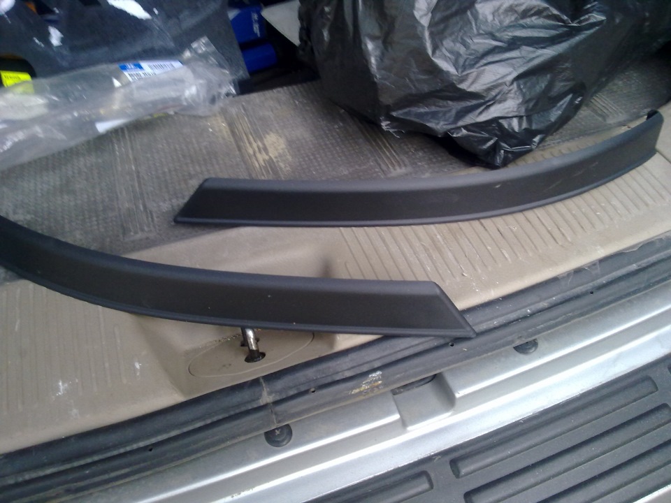 "брызговики" на бампер — KIA Sorento (1G), 2,5 л, 2002 года ...