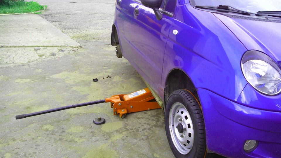 Лето кончилось(((( А Бегемот одел новые шины) — Daewoo Matiz (M100 ...