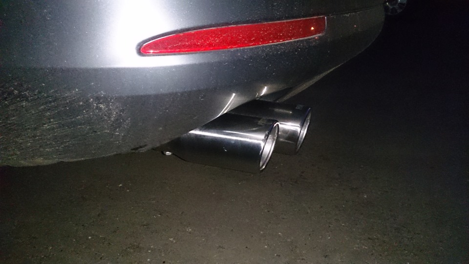 Насадки на глушитель — Skoda Octavia A5 Mk2, 1,8 л, 2013 года ...