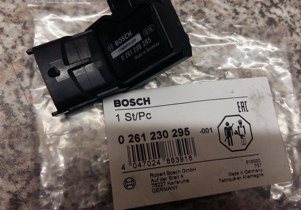 0261230295 Датчик давления и температуры BOSCH | Запчасти на DRIVE2