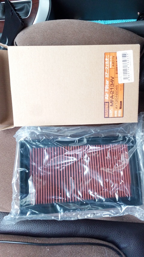 замена воздушного фильтра — Nissan Bluebird Sylphy (G11), 2 л, 2008 ...