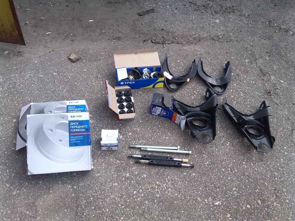 История одной подвески Part II — Lada 2105, 1,5 л, 2004 года | плановое ...