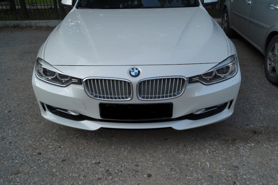 Накладки впускного сопла Modern Line . — BMW 3 series (F30), 2 л, 2014 ...