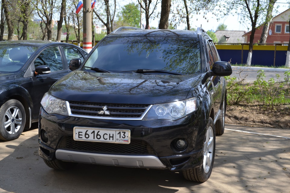 Обвес (часть 1) — Mitsubishi Outlander XL, 2,4 л, 2008 года | тюнинг ...