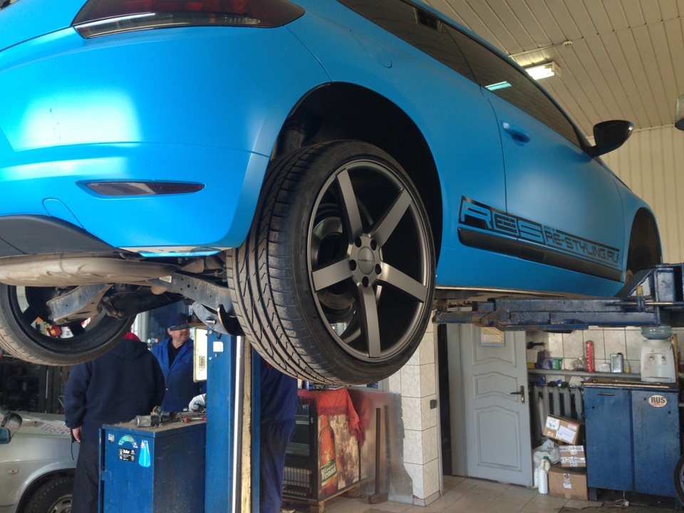 пружины Eibach — Volkswagen Scirocco (3G), 2012 года | запчасти | DRIVE2