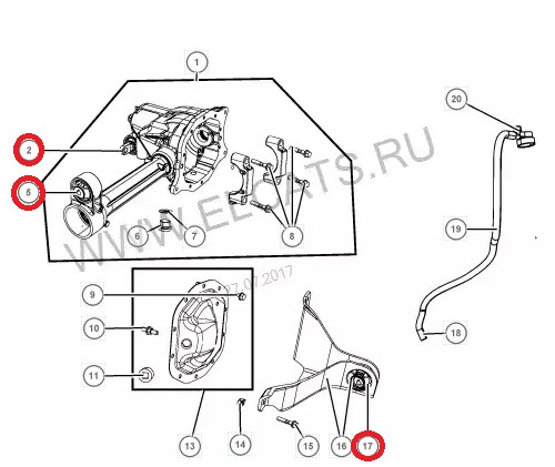 52125143AB Изолятор-опора моста Chrysler | Запчасти на DRIVE2