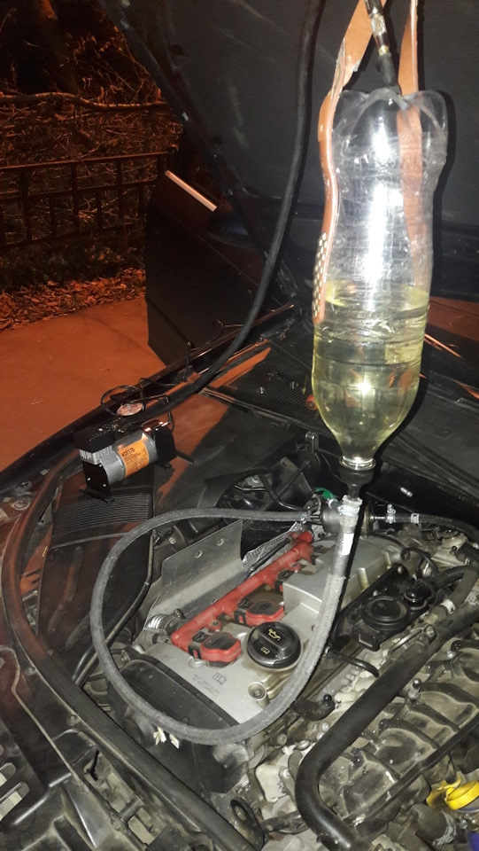 112. 🚗 Промывка топливых форсунок Wynn'S — Audi A4 (B7), 2 л, 2005 года ...