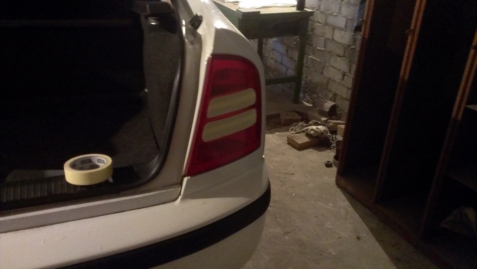 Тонировка стопов. — Skoda Octavia A4 Mk1, 2 л, 2002 года | стайлинг ...