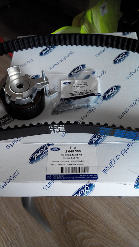 2045356 КОМПЛЕКТ РЕМНЯ ГРМ FOCUS 2011- / MONDEO Ford | Запчасти на DRIVE2