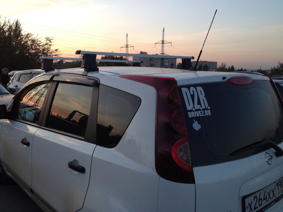 Багажник Atlant — Nissan Note (1G), 1,4 л, 2013 года | стайлинг | DRIVE2