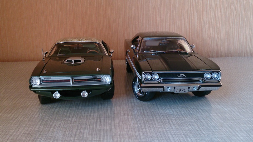 1970 Cuda & GTX . — Сообщество «Масштабные Модели» на DRIVE2