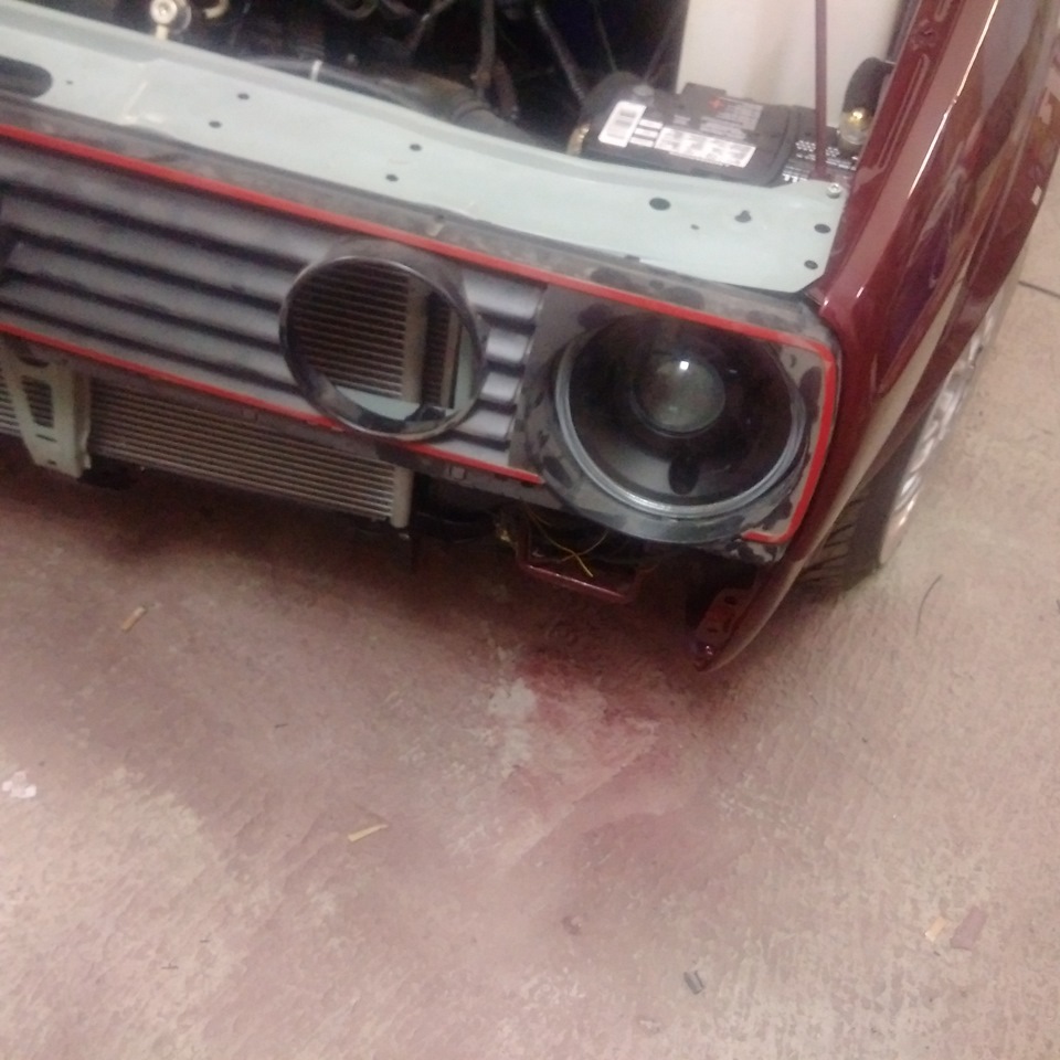 вот и все, rallye front — Volkswagen Golf Mk2, 2,8 л, 1986 года ...