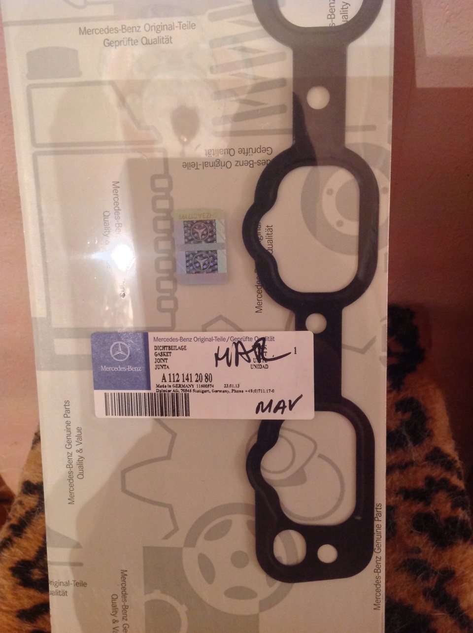 Пришли очередные З/Ч для снятия компрессора… — Mercedes-Benz C 32 AMG ...