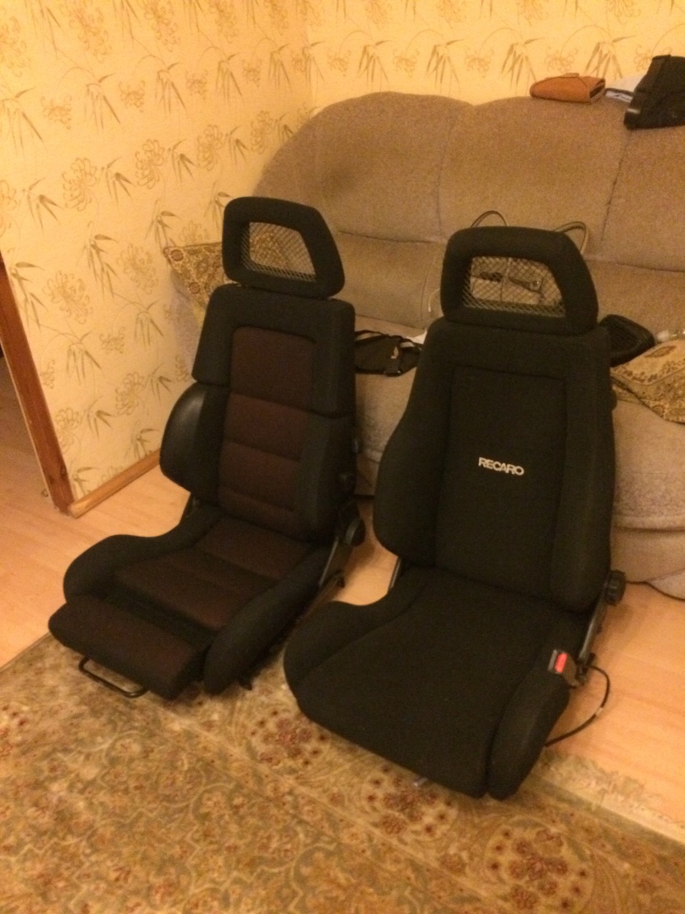 Новые сидения Recaro!old school! — Volkswagen Golf GTI Mk3, 2 л, 1995 ...