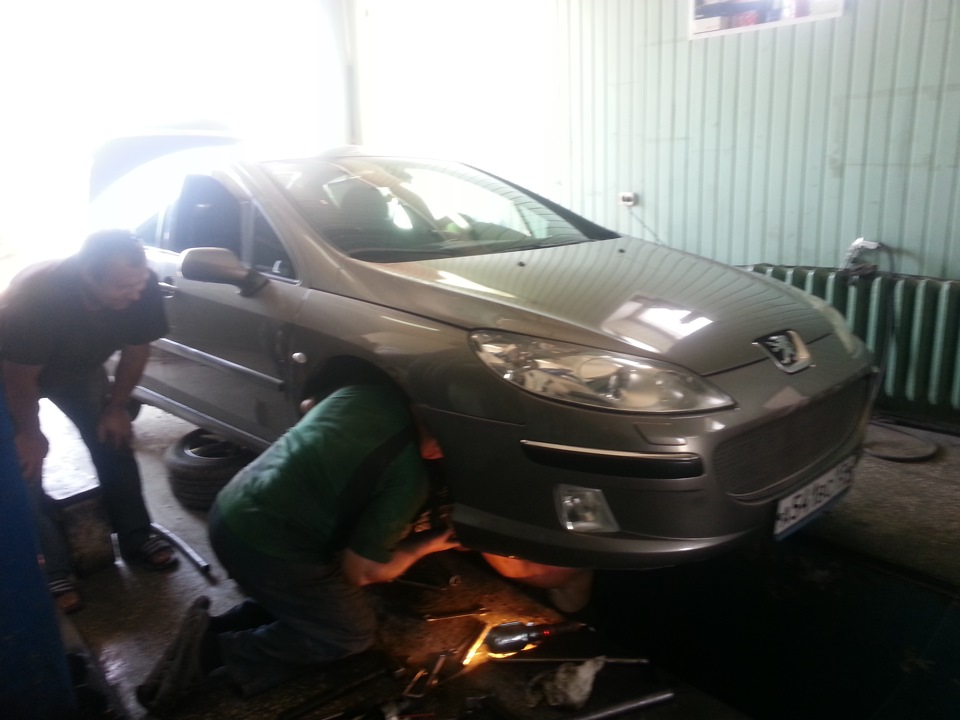 4. Замена ступичного подшипника! — Peugeot 407, 2 л, 2004 года ...