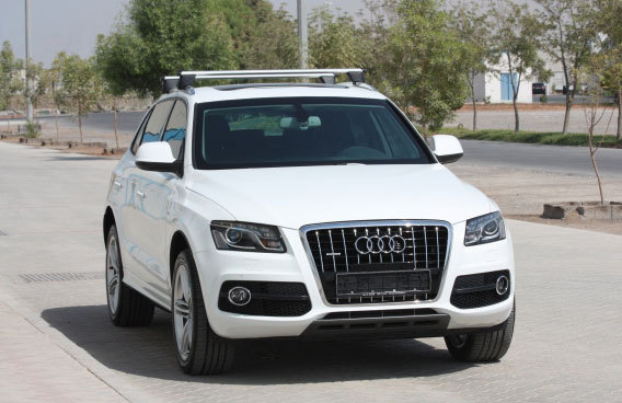 Поперечены на рейлинги — Audi Q5 (1G), 2 л, 2010 года | аксессуары | DRIVE2
