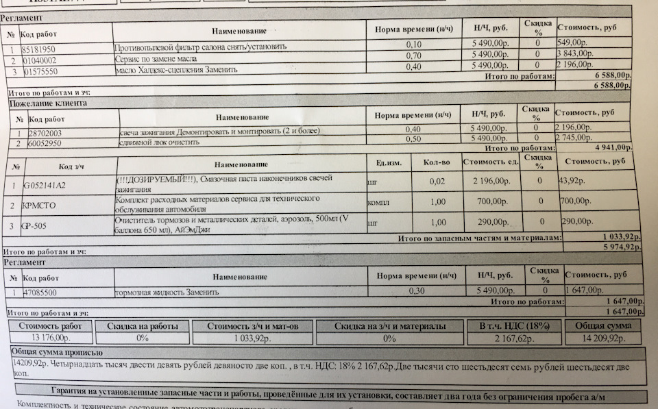 ТО 3 — Audi A3 Sedan (8V), 1,8 л, 2014 года | плановое ТО | DRIVE2