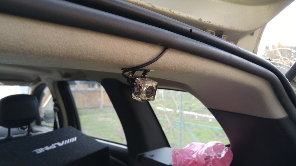 Камера к Алпайну и пара наклеек… — Renault Duster (1G), 1,5 л, 2014 ...