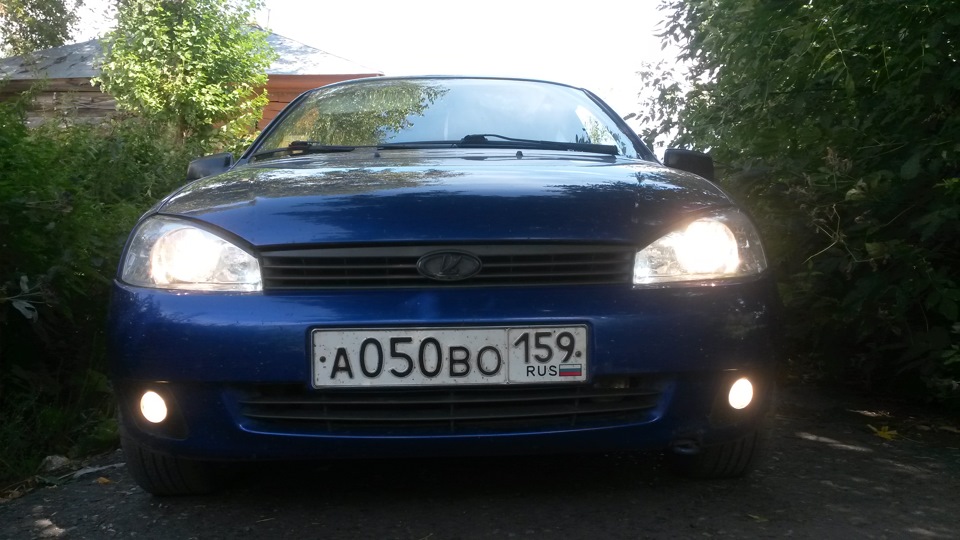 …Ксенон на типа ксенон лампы… — Lada Калина седан, 1,6 л, 2011 года ...