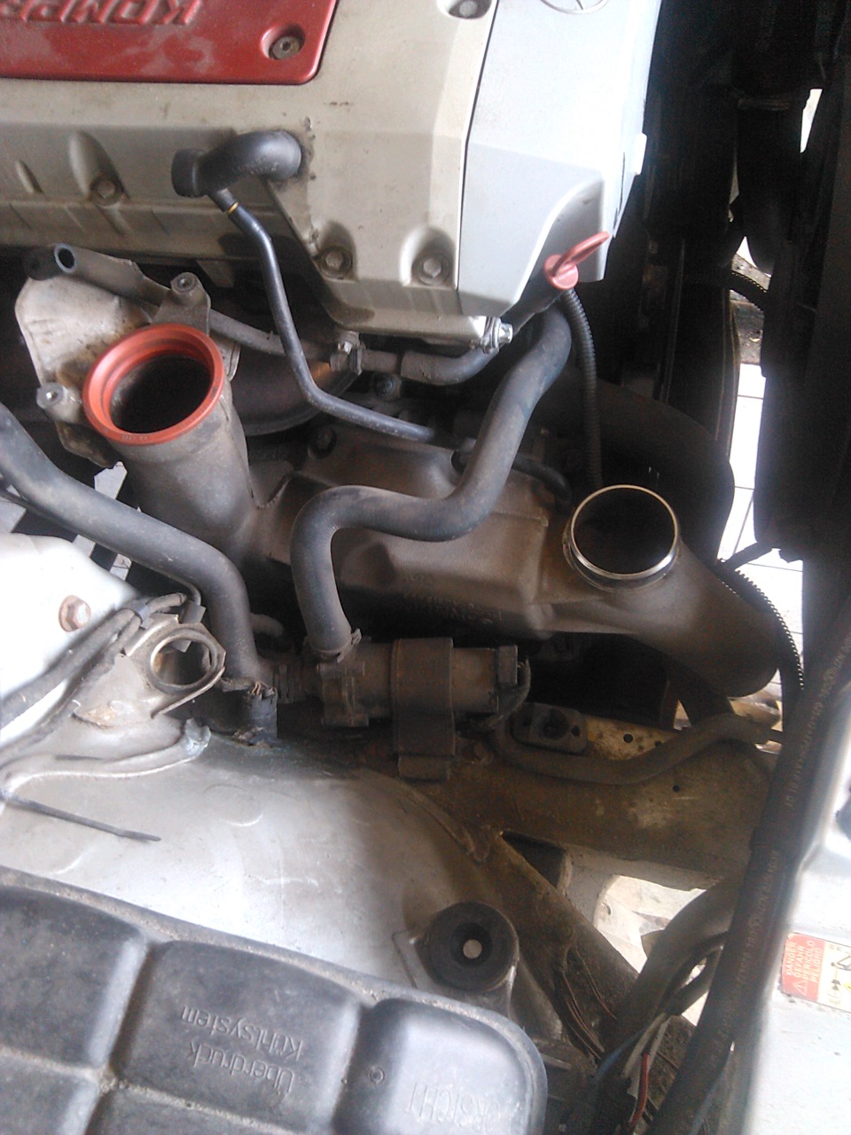 Замасливание ДМРВ — Mercedes-Benz E-class (W210), 2 л, 2001 года ...