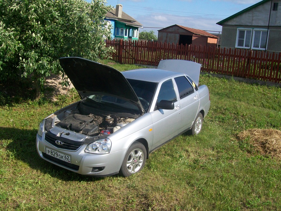 Сливаем антифриз — Lada Приора седан, 1,6 л, 2007 года | своими руками ...