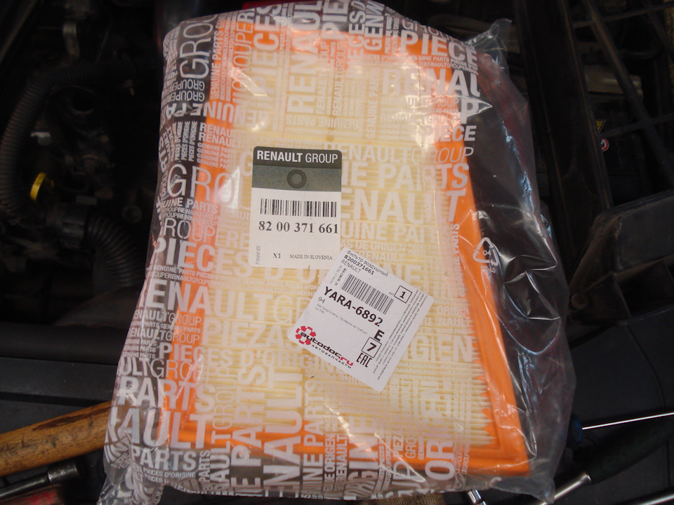 8200371661 Элемент фильтра возд RENAULT | Запчасти на DRIVE2