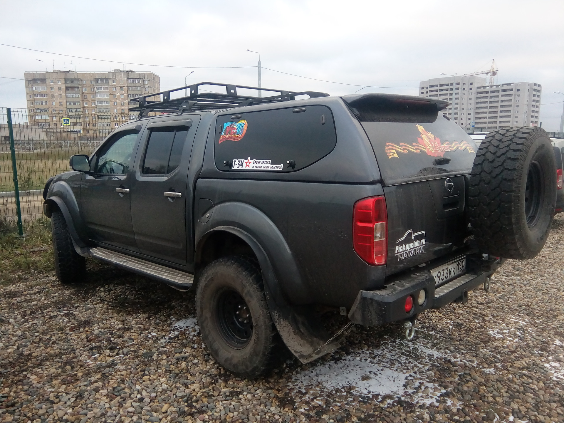 Багажник РИФ — Nissan Navara (2G), 2,5 л, 2010 года | аксессуары | DRIVE2