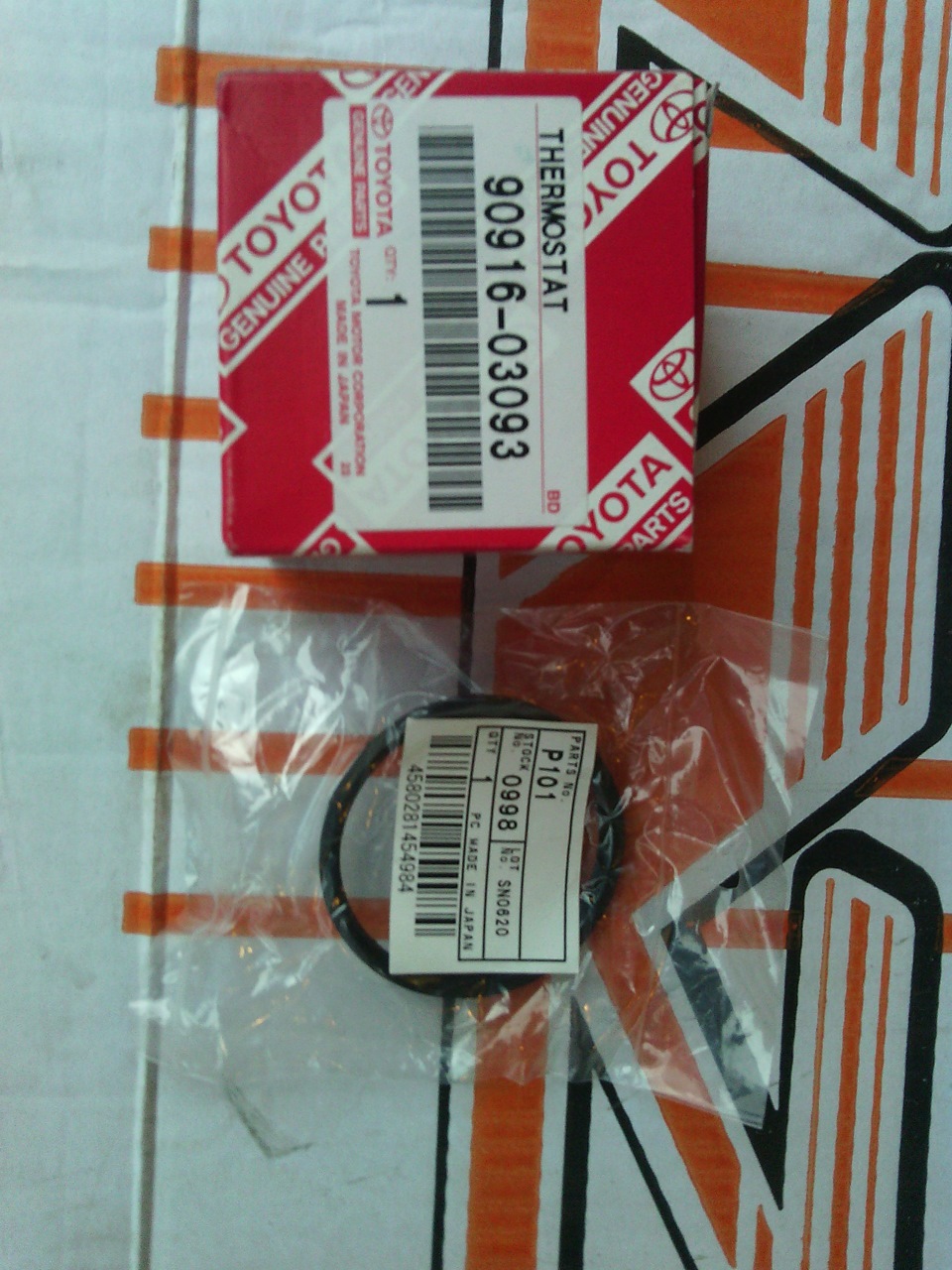 9091603093 Термостат TOYOTA LEXUS | Запчасти на DRIVE2