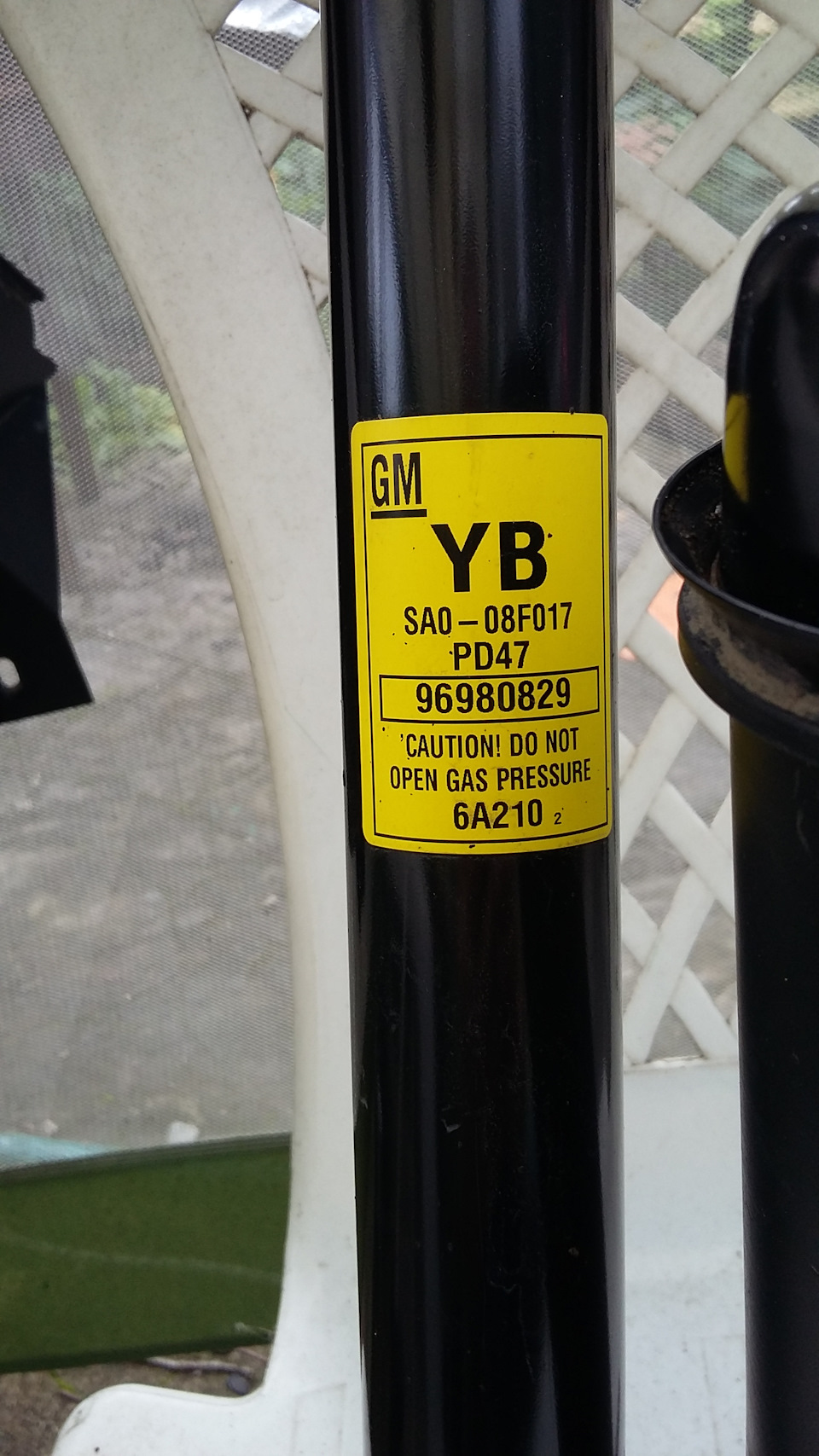 96980829 Амортизатор задний / Chevrolet Aveo 10~ GM | Запчасти на DRIVE2