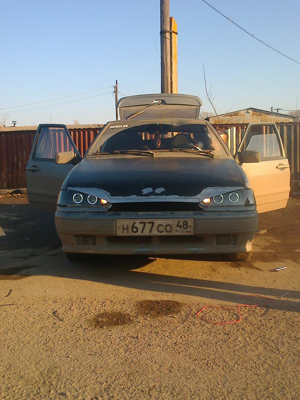 БЭД Бой и передние фары — Lada 2114, 1,6 л, 2011 года | кузовной ремонт | DRIVE2