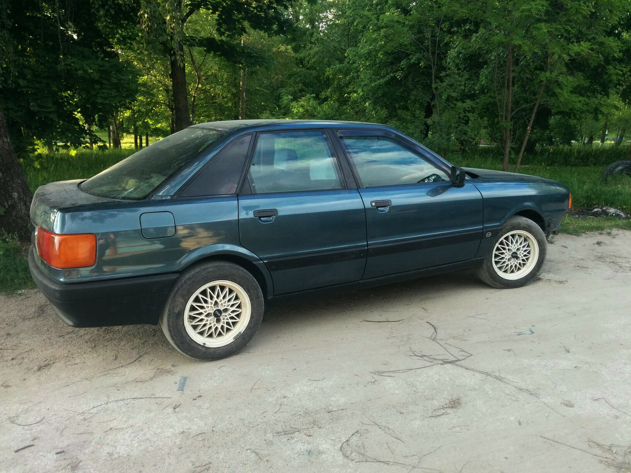 Ну вот мы на 15 лаптях… — Audi 80 (B3), 1,8 л, 1990 года | колёсные диски | DRIVE2