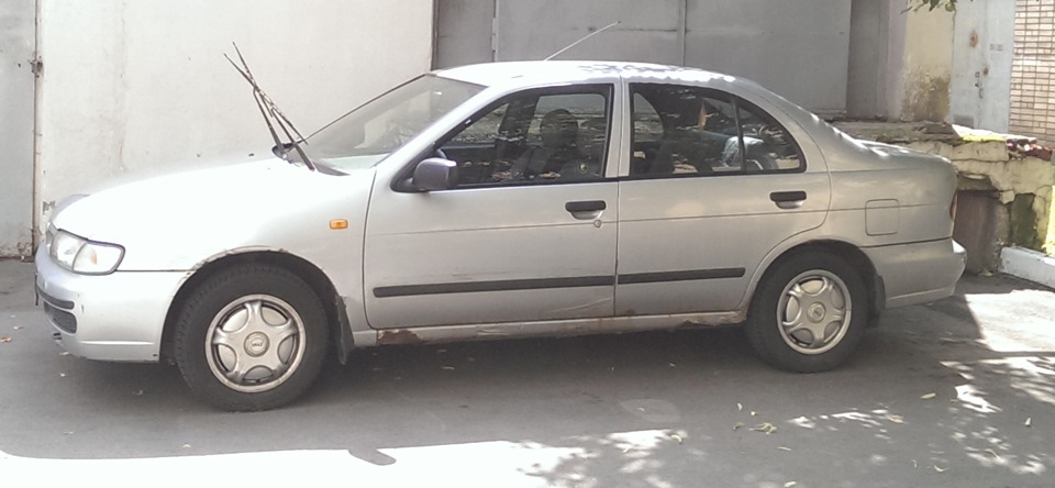 Замена колес. — Nissan Almera I (N15), 1,6 л, 1998 года | колёсные ...