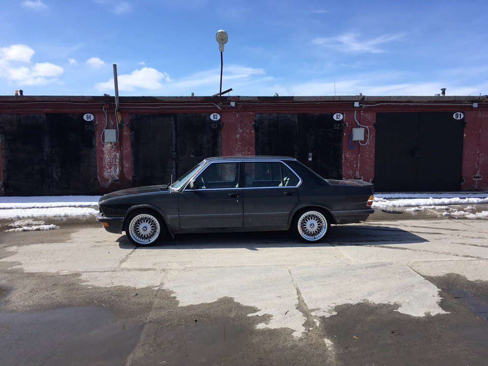 225/50 R17 на BBS RC090 R17 — BMW 5 series (E28), 2,8 л, 1984 года ...
