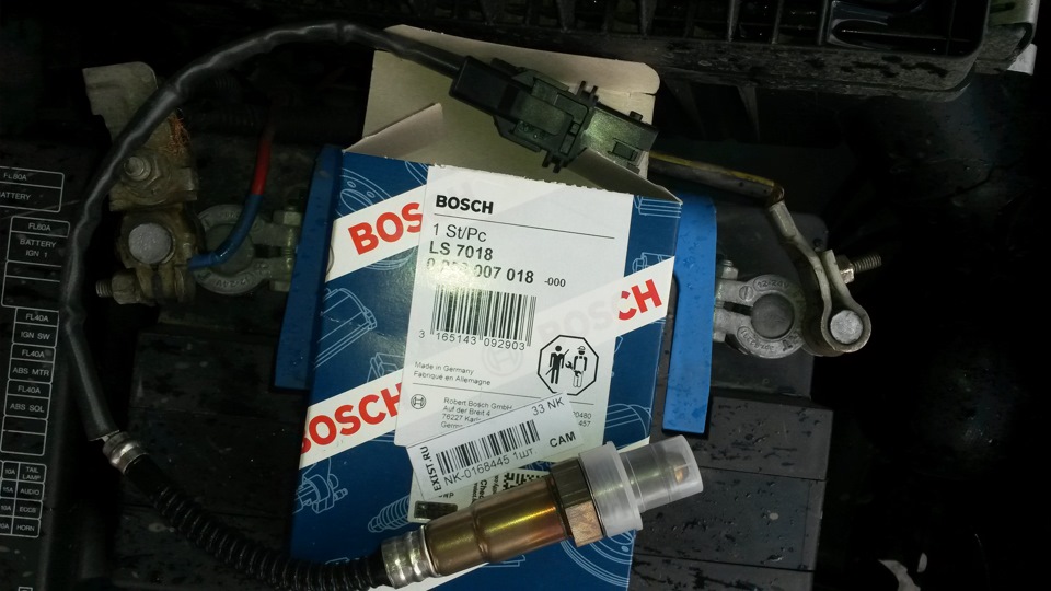 Замена датчиков кислорода. — Nissan Bluebird Sylphy (G10), 1,8 л, 2002 ...