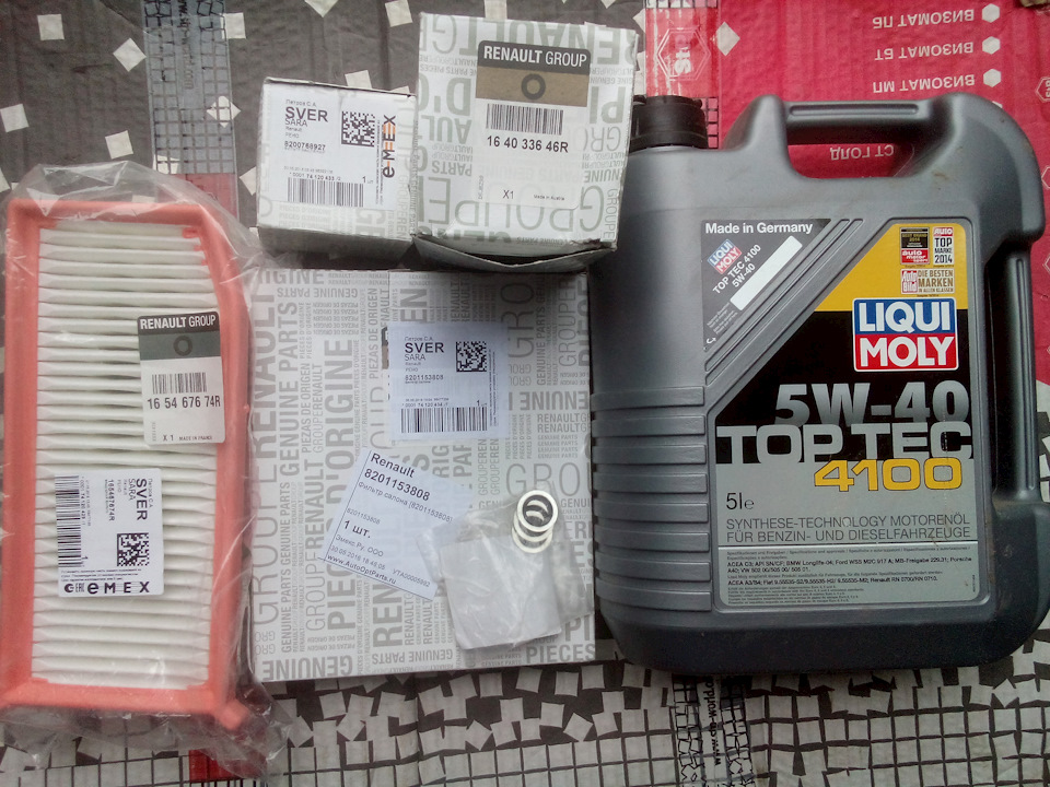 164033646R ФИЛЬТР ТОПЛ КОМПЛ 10ШТ. RENAULT | Запчасти на DRIVE2