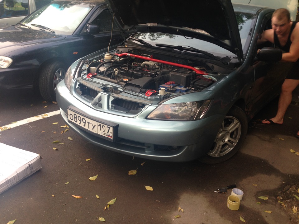 Установил ксенон в птф — Mitsubishi Lancer IX, 1,3 л, 2006 года ...
