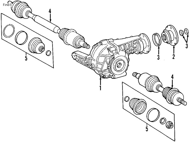 A1643300685 Ремкомплект полуоси внешний Mercedes | Запчасти на DRIVE2