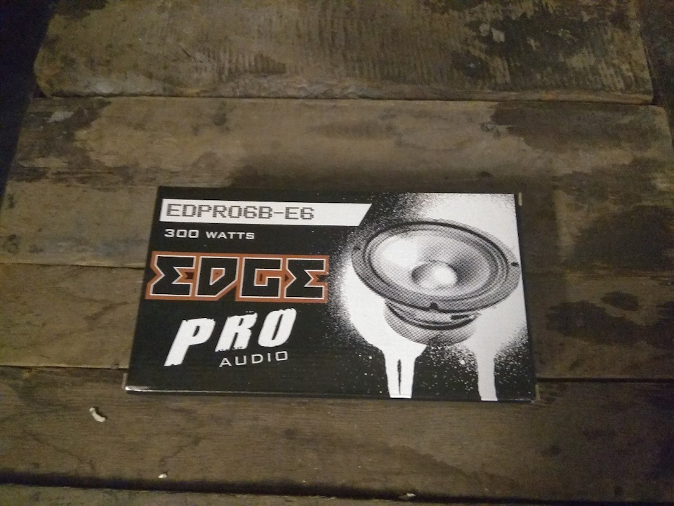 Фронт EDGE EDPRO6B-E6 — Lada 21093i, 1,6 л, 2001 года | автозвук | DRIVE2