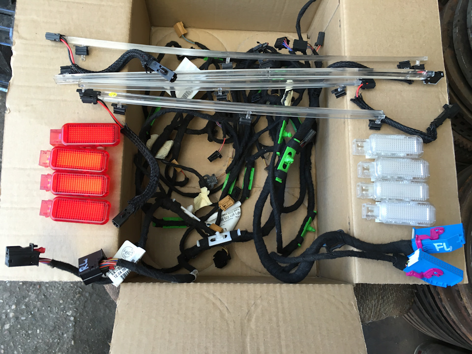 Контурная подсветка Audi A6 C6 — VAGdetali на DRIVE2