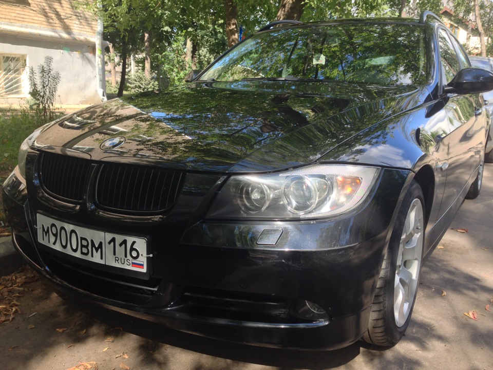 Решетка аля Shadow Line своими руками) — BMW 3 series Touring (E91), 2 ...